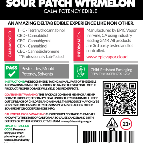 SOUR PATCH WTRMELONTHC EDIBLE | EPIC